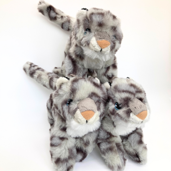 6" Plush Snow Leopard Cub | made with recycled material – Snow Leopard ...