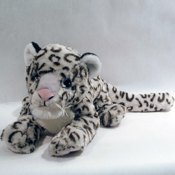 11" Plush Snow Leopard | made with recycled material – Snow Leopard Trust